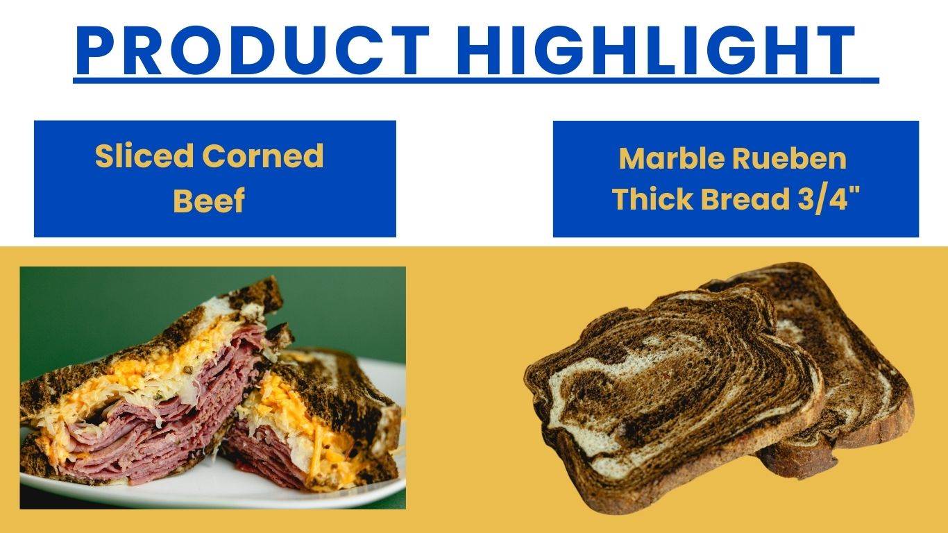 Hormel Sliced Corned Beef and Rotella Marble Rueben Thick bread | MJ ...